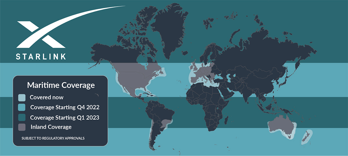 Starlink Maritime Coverage Map 2024 - Eleni Tuesday Starlink Maritime Coverage Map 2024 - Eleni Tuesday