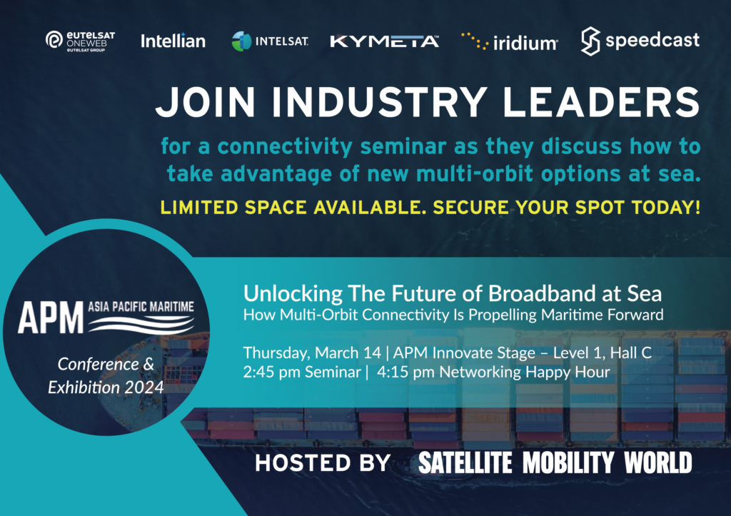 Meet with Speedcast at APM 2024 - Speedcast