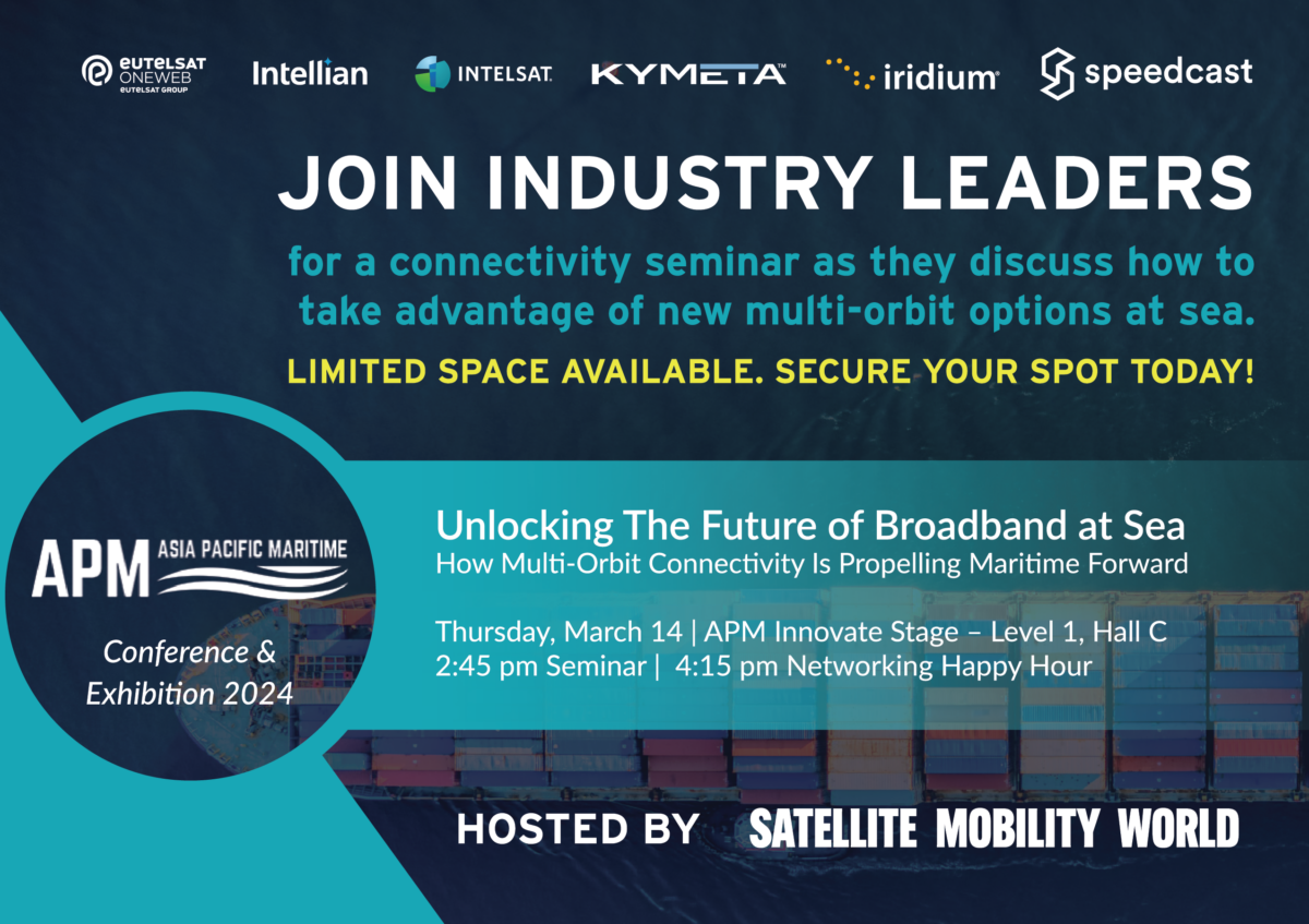 Meet with Speedcast at APM 2024 - Speedcast