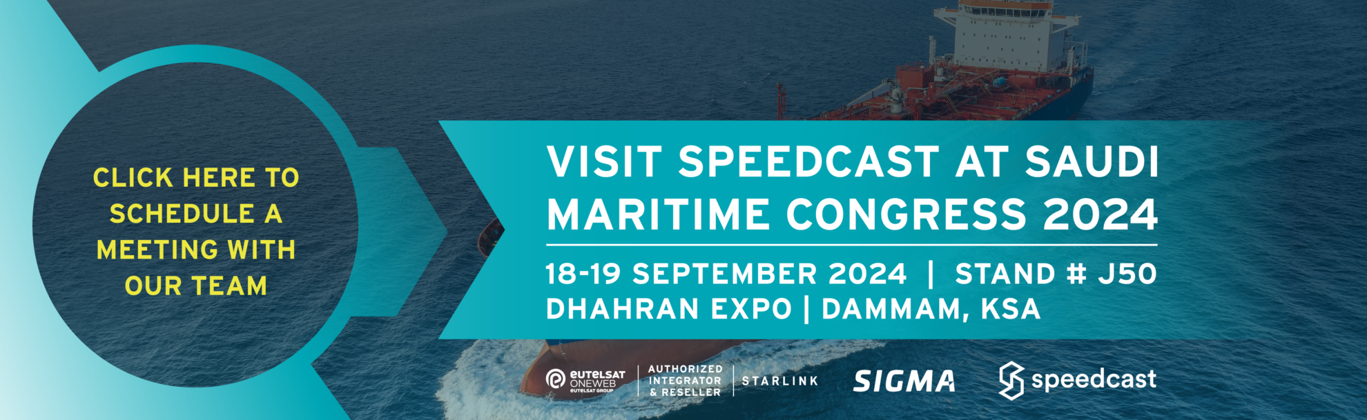 Join Speedcast at Saudi Maritime Congress 2024 - Speedcast